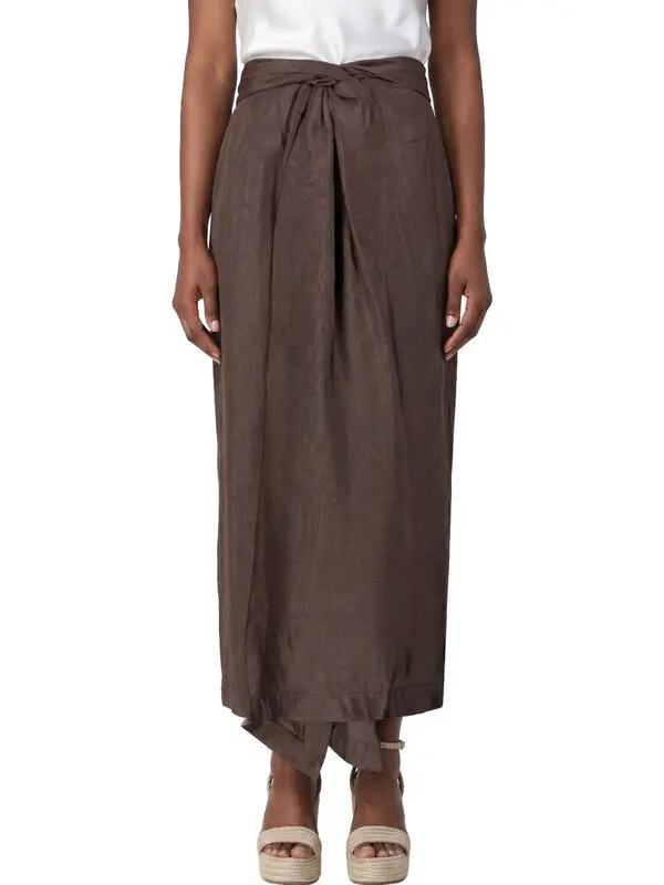 RÓHE Off-the-shoulder Sweetheart Neckline Top - Brown