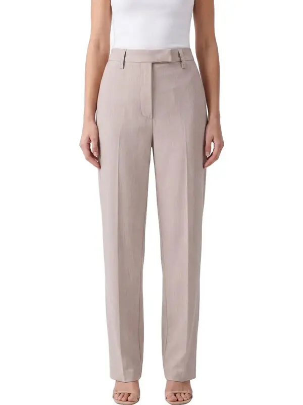 THELATEST Sartorial Viscose Blend Trousers - Beige