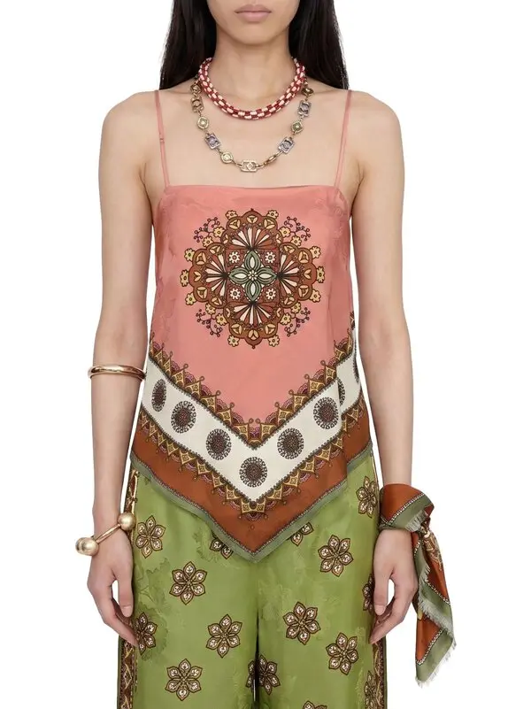 ALEMAIS Printed Camisole Top - Multicolor