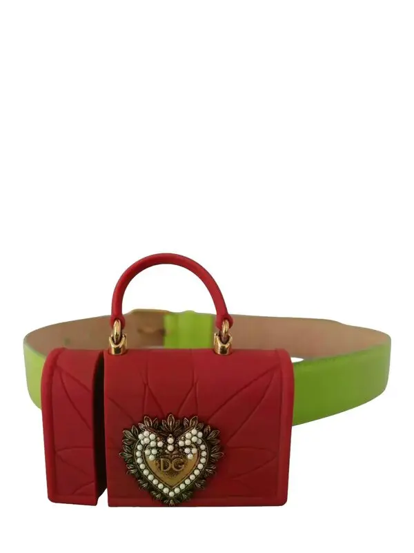 Dolce & Gabbana Devotion Heart Belt Bag - Green