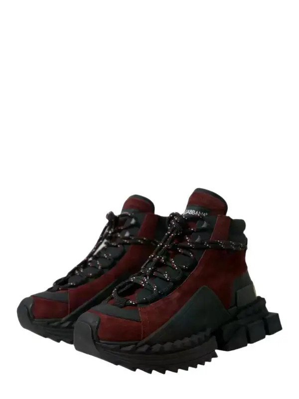 Dolce & Gabbana Super King High-top Sneakers - Red