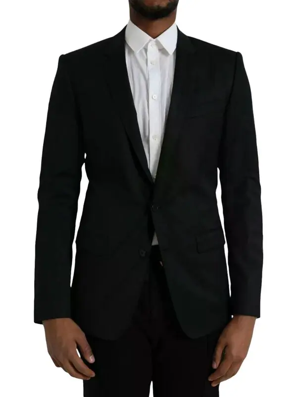 Dolce & Gabbana Martini Wool Blazer - Black