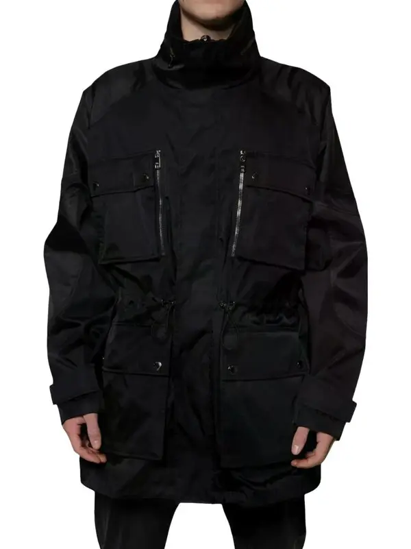 Dolce & Gabbana Multi-pocket High-neck Parka - Black