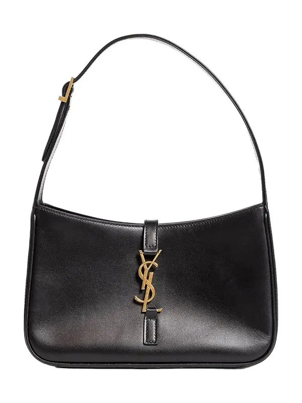Saint Laurent Le 5 À 7 Hobo Bag In Smooth Leather - Black