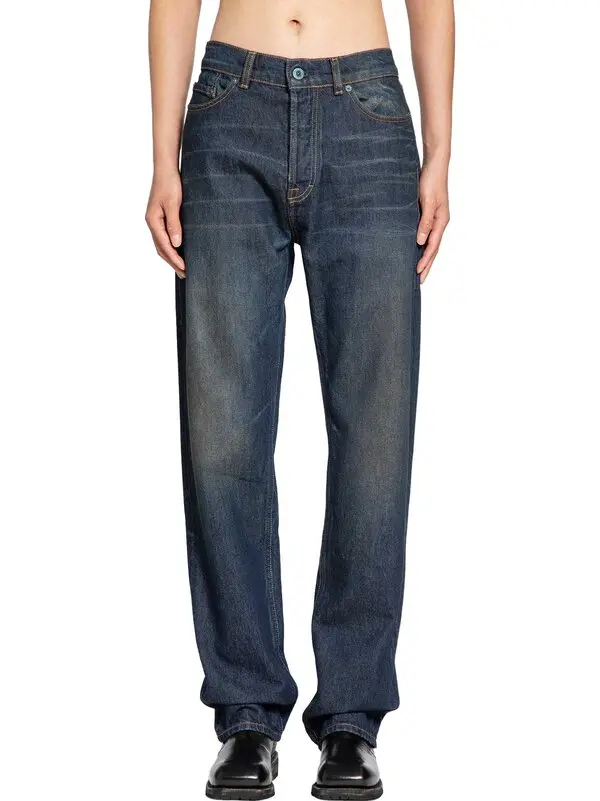Our Legacy First Cut Jeans In Sand Tint - Blue