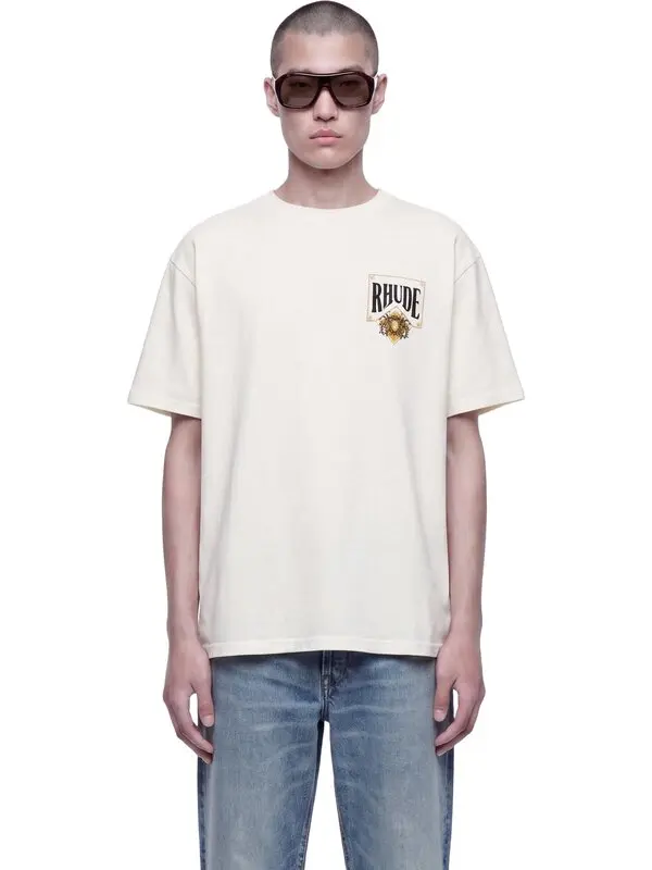 Rhude Playing Card Tee - White