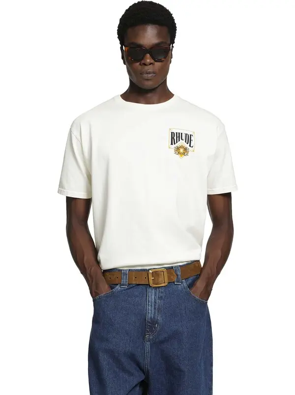 Rhude Playing Card Tee - White