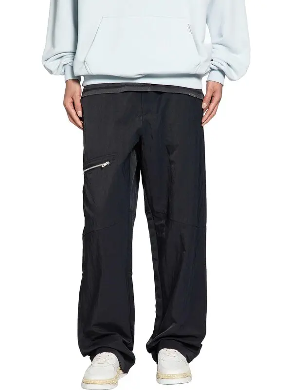 REPRESENT Nylon Workwear Trousers - Black