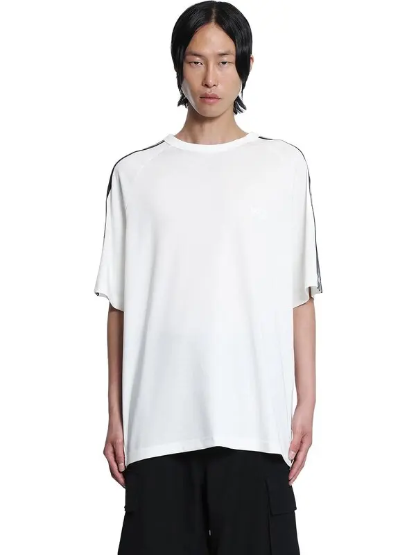 Y3 3-stripes T-shirt - White