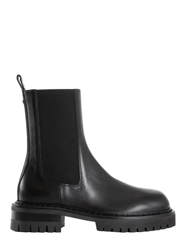 ANN DEMEULEMEESTER Calfskin Chelsea Boots - Black