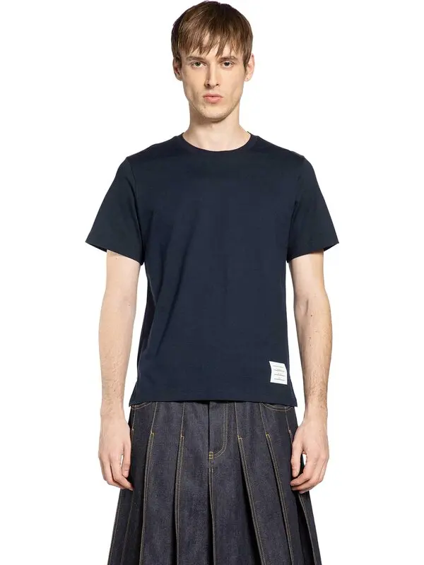 Thom Browne Jersey Relaxed Tee - Blue