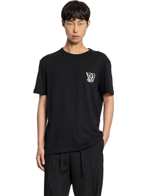 Valentino Garavani Vg Patch T-shirt - Black