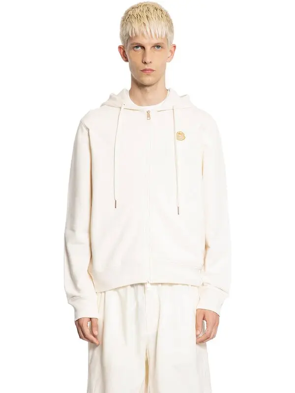 Moncler Gilga Farm Collaboration Zip-up Hoodie - Off-white
