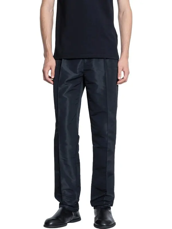 Givenchy Stitch Pleat Nylon Trousers - Black