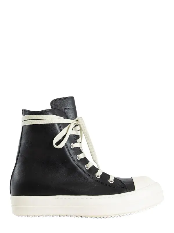 Rick Owens Concordians Hi Sneakers - Black