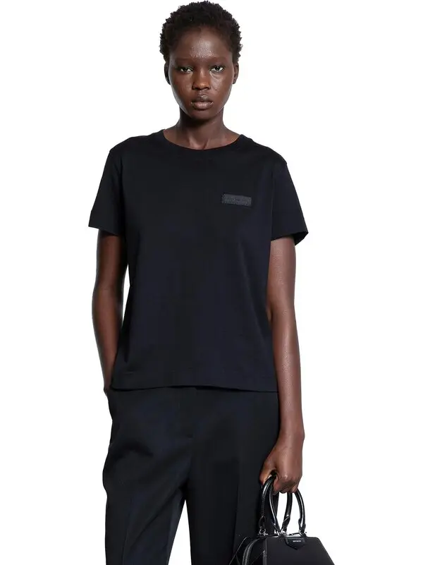 Givenchy Cotton Jersey Patch T-shirt - Black