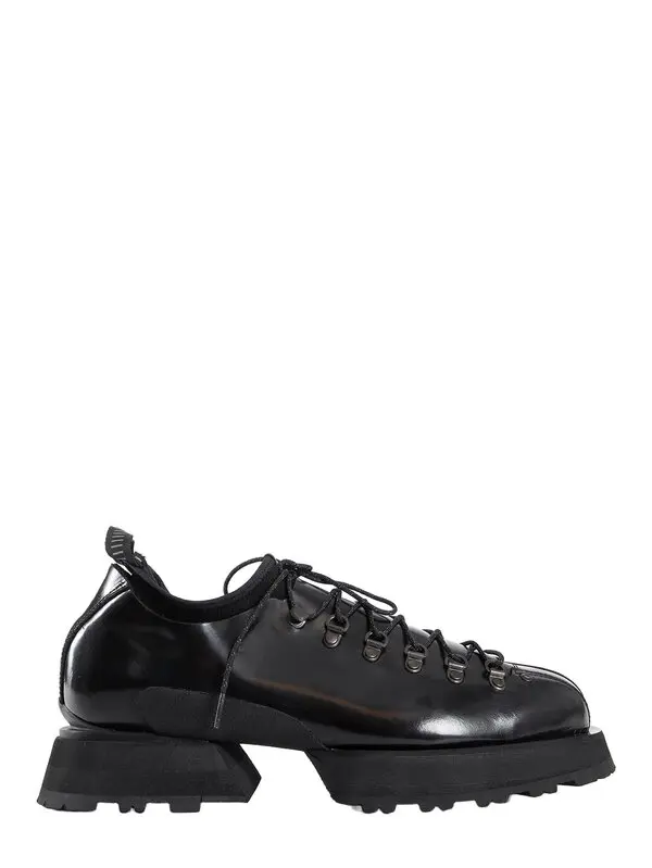 DEMON Buteo Low-top Boots With Sculptural Sole - Black