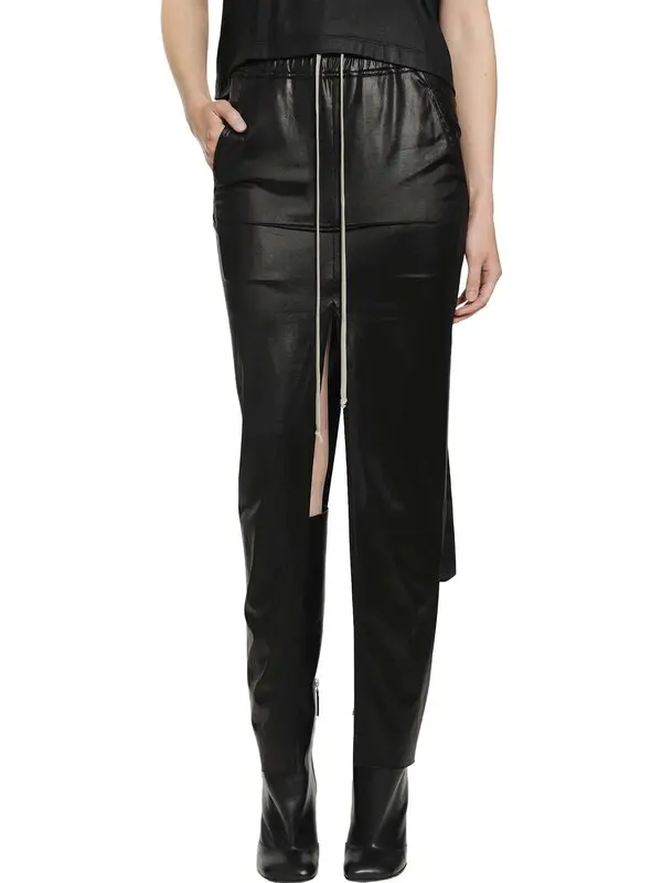Rick Owens Pull On Spliced Maxi Skirt - Black