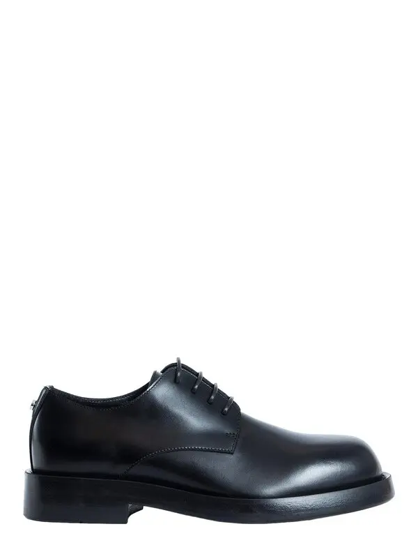 ANN DEMEULEMEESTER Leather Derby Shoes - Black