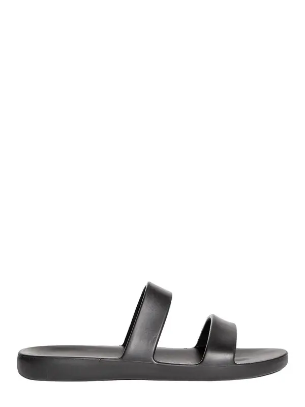 THE ROW Foam Sandals - Black