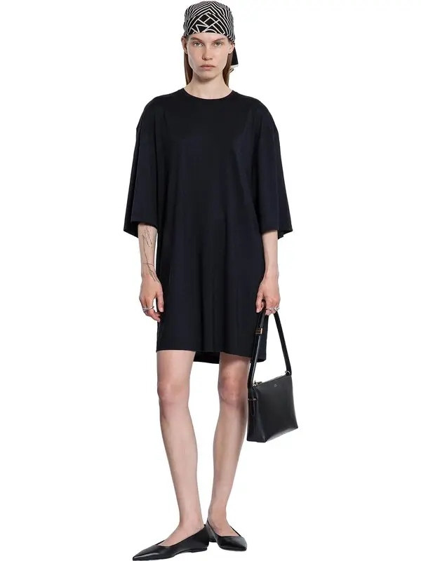 TOTEME Relaxed Tee Dress - Black
