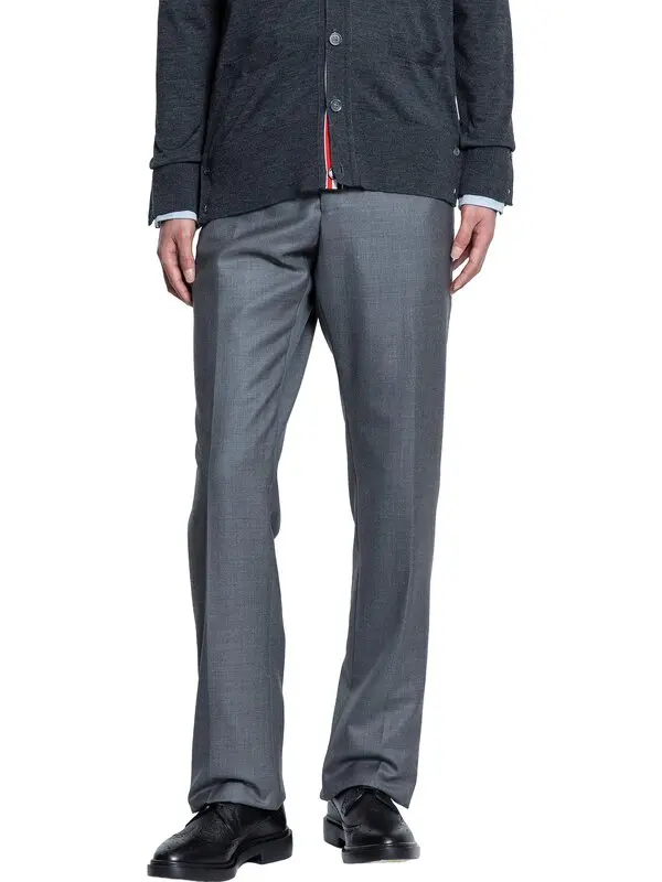 Thom Browne Super 120's Twill Trousers - Grey