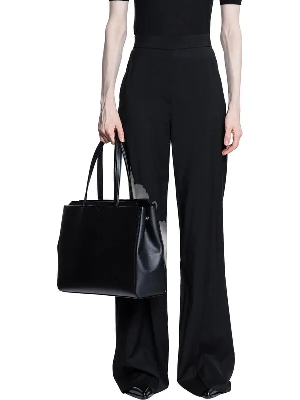 Max Mara Fernet Light Wool Trousers - Black
