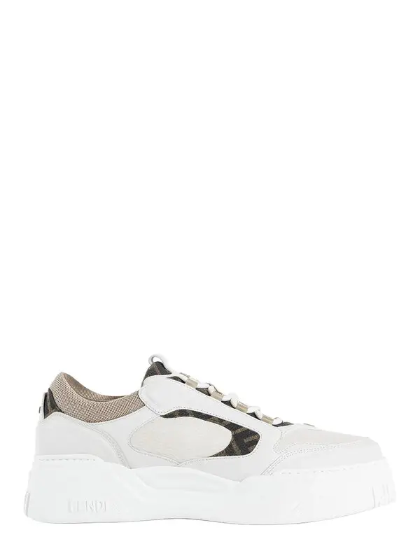 Fendi Force Sneakers - White