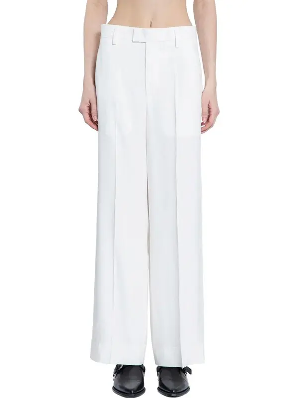 ANN DEMEULEMEESTER Elfi Trousers - White