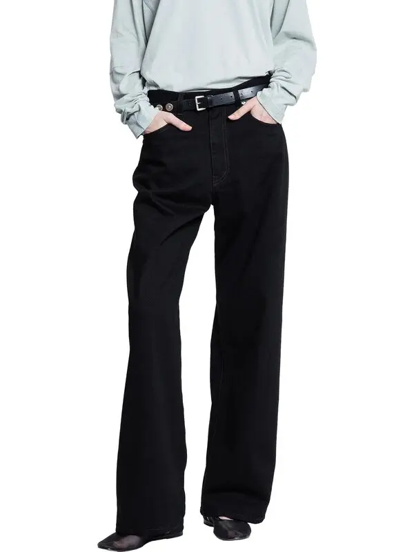 6397 Wide Baggy Denim Jeans - Black