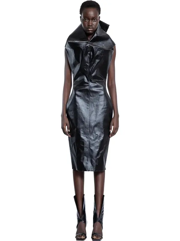 Rick Owens Hollywood Winged Dress - Black