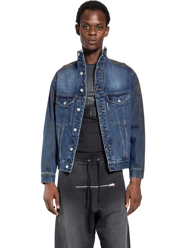 JORDANLUCA Liquidity Denim Jacket - Blue