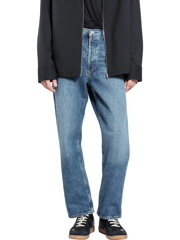 AGOLDE Mid-rise Loose Fit Straight Leg Jeans - Blue