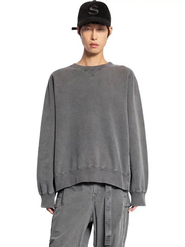 Sacai Cotton Jersey Sweatshirt - Grey