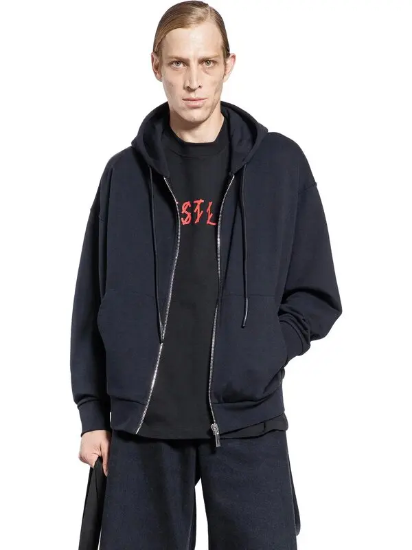 44 LABEL GROUP Classic Zip-up Hoodie - Blue