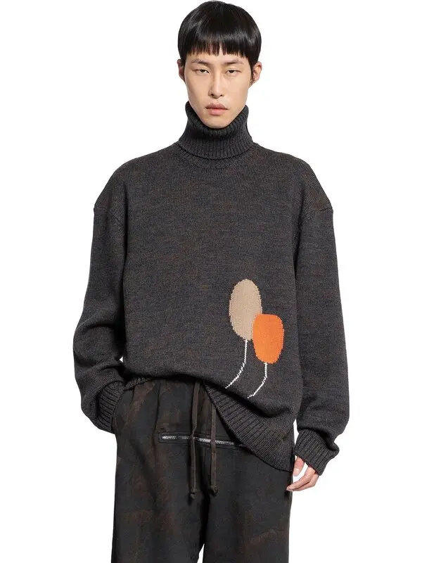 JORDANLUCA Ballon Jumper - Brown