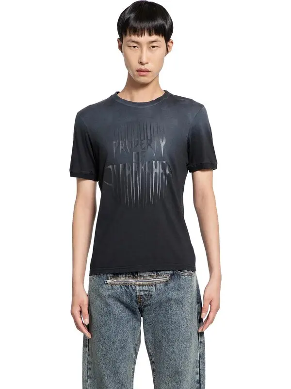 JORDANLUCA Baby Tee - Black