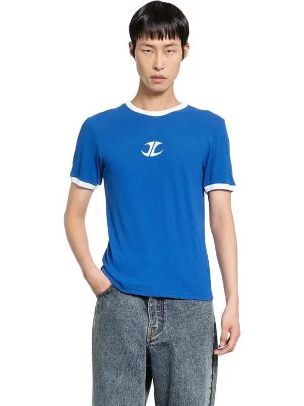 JORDANLUCA Baby Tee - Blue