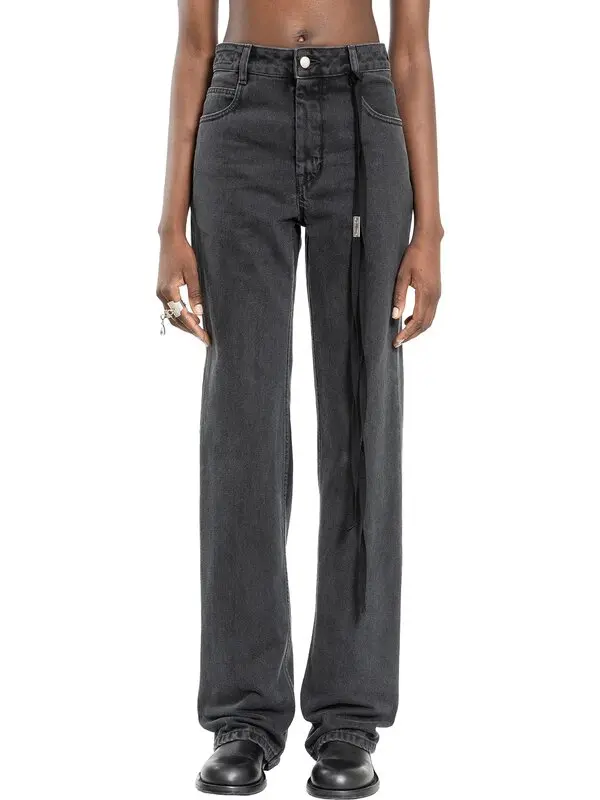 ANN DEMEULEMEESTER Ona 5 Pocket Flared Jeans - Grey