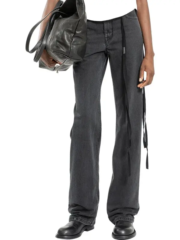 ANN DEMEULEMEESTER Ona 5 Pocket Flared Jeans - Grey