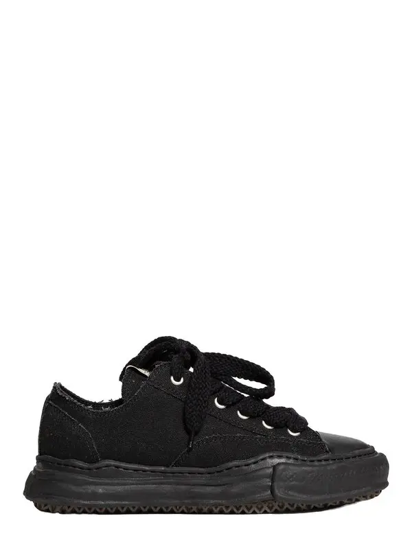 Mihara Yasuhiro Peterson Og Sole Canvas Sneakers - Black