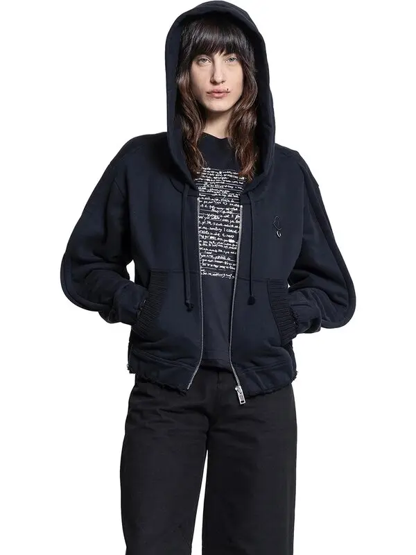 Moncler Willow Smith Collaboration Zip-up Cardigan - Black