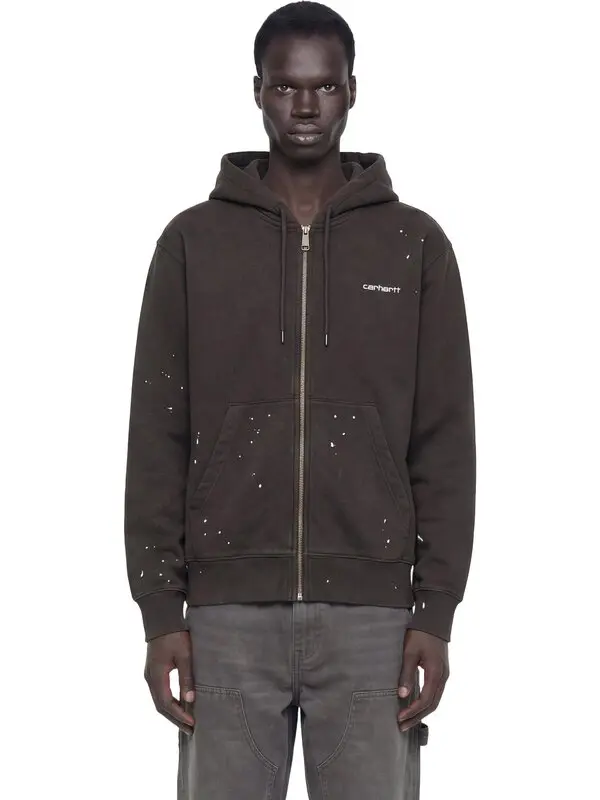 Carhartt Work In Progress Hooded Painter Jacket - Brown