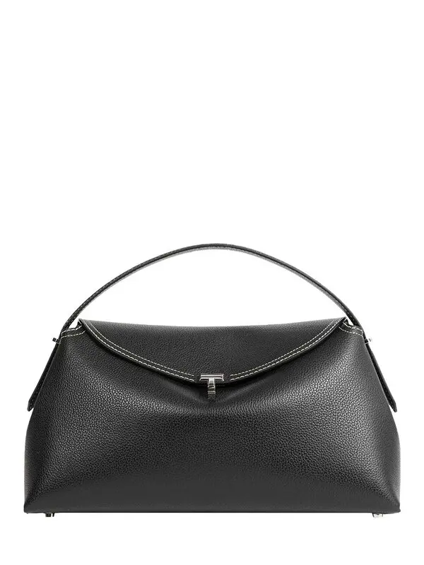 TOTEME T-lock Top Handle Bag - Black
