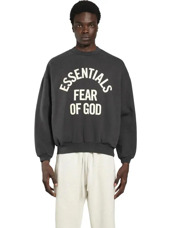 Fear Of God 90s Crewneck Sweatshirt - Black