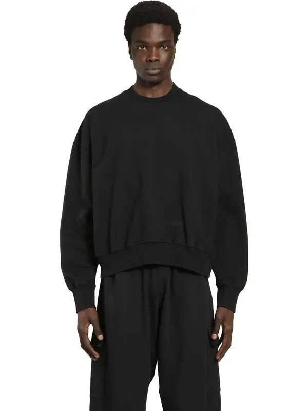 ROADLESS Cotton Jersey Sleeveless Sweatshirt - Black