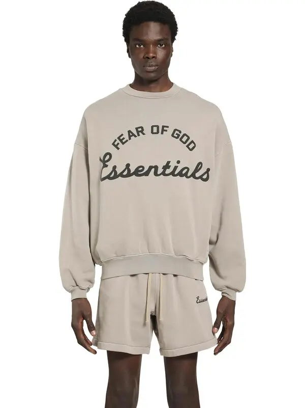Fear Of God Training 90s Crewneck Sweatshirt - Beige