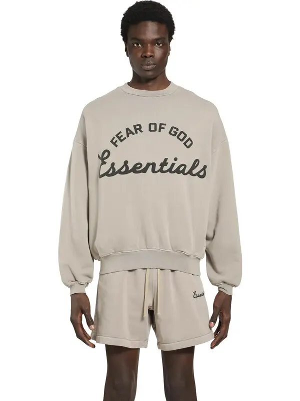 Fear Of God Training 90s Crewneck Sweatshirt - Beige