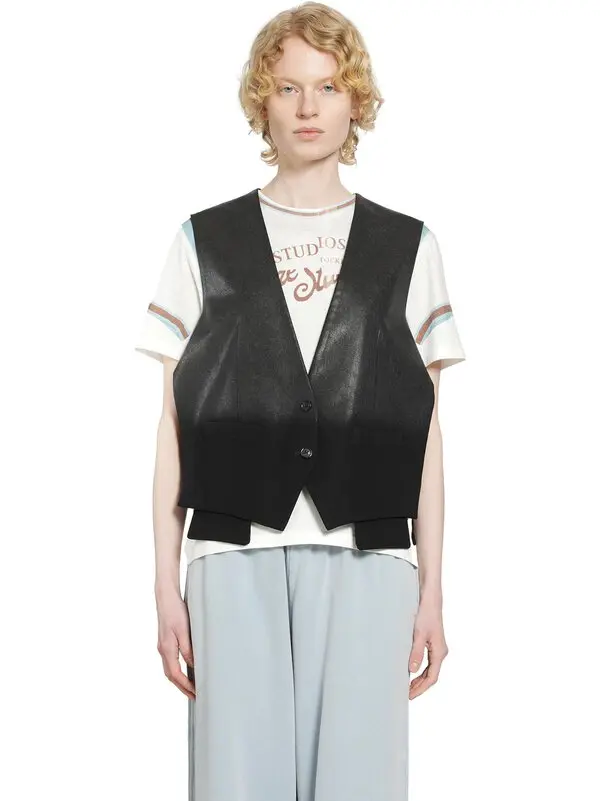 Acne Studios Gradient Effect Vest - Black