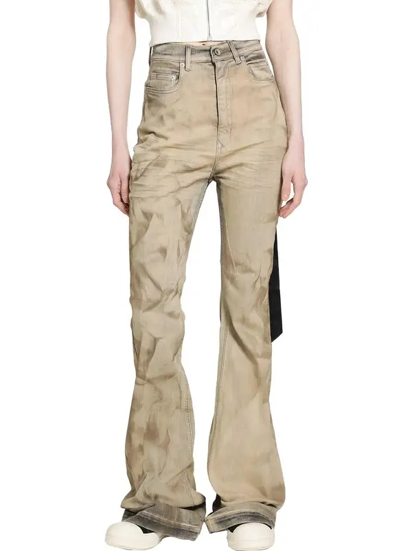 Rick Owens Temple Bolan Bootcut Jeans - Grey